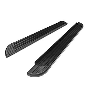 TAC Running Boards Fit 2011-2019 Ford Explorer Value Aluminum SUV Black Side Steps Nerf Bars Step Rails Running Boards Off Road Automotive Exterior Accessories (2 Pieces Running Boards)