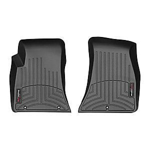 WeatherTech Custom Fit FloorLiners for Dodge Challenger - 1st Row (4410491), Black