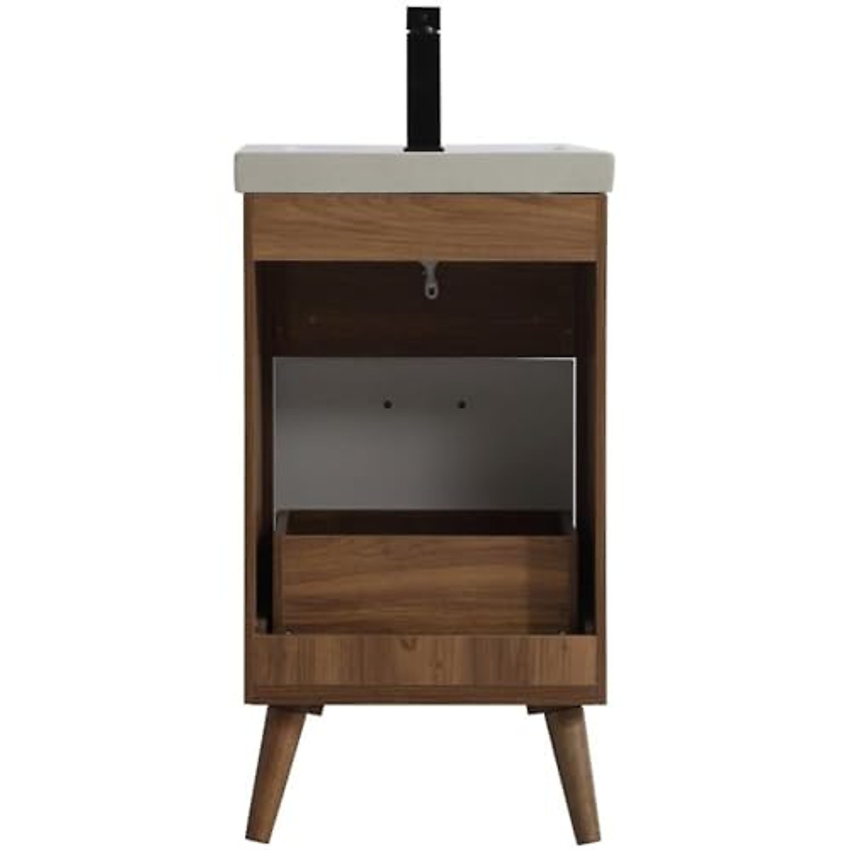 Elegant Kitchen and Bath 18 inch Bathroom Vanity Cabinet - Matte White