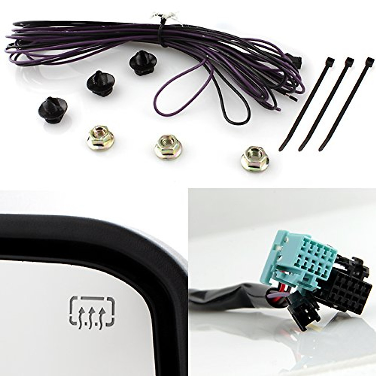 AKKON - For 2003-2006 Chevy Silverado 07 Classic Model Extending Towing Power Heated w/Amber LED Signal Mirrors Left + Right