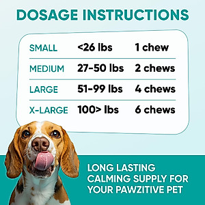 Hemp Calming Chews for Dogs - Anxiety Relief Melatonin for Dogs - USA Product - Dog Calming Chews for Stress, Separation Anxiety, Fireworks, Thunder, Travel, Vet Visits - 120 Soft Dog Calming Treats
