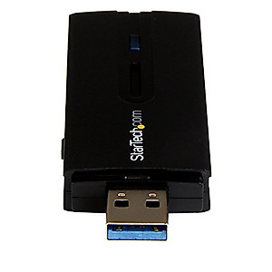 StarTech.com USB 3.0 AC1200 Dual Band Wireless-AC Network Adapter - 802.11ac WiFi Adapter - 2.4GHz / 5GHz USB Wireless - AC Network Card, TAA (USB867WAC22)