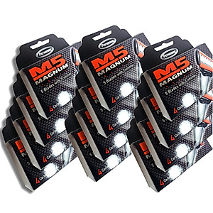 48 Personna Magnum M5 blades with Trimmer - 12 Packs of 4 Blades