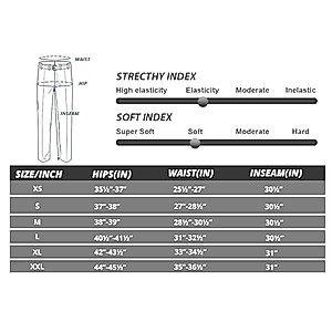 Cycorld Women's-Hiking-Pants-Convertible Quick-Dry-Stretch-Lightweight Zip-Off Outdoor Pants with 5 Deep Pocket（Grey, Large