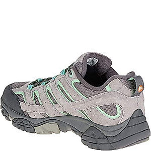 Merrell Women's Moab 2 Waterproof Hiking Shoe, Drizzle/Mint, 7 M US