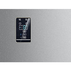 SMETA Upright Freezer, 21 cu. ft Stand Up Convertible Refrigerator Freezer Deep Frost Free Garage Single Door with Digital Control Panel for Kitchen, Home, Office, Stainless Steel