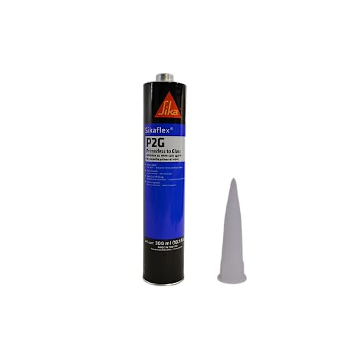 Auto Glass Sealant Windshield Urethane Glue Sika Flex P2G Primerless Adhesive x 1