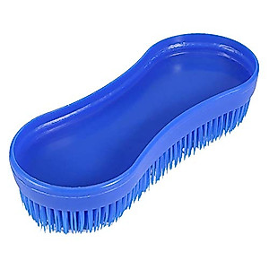 Professional Horse Cleaning Grooming Silicone Brush Durable Lightweight Easy to Operate Equestrian Massage Tool