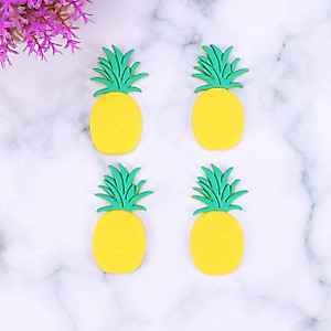 Garneck Refrigerator Magnets 10pcs Fridge Magnets Fruit Refrigerator Magnet Sticker Office Magnet Fruit Fridge Magnet (Pineapple) Cute Fridge Magnets