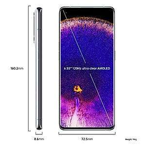 Oppo Find X5 CPH2307 Global ROM 8GB + ROM 256GB EU Model Dual SIM Mobile Cell Phone - White