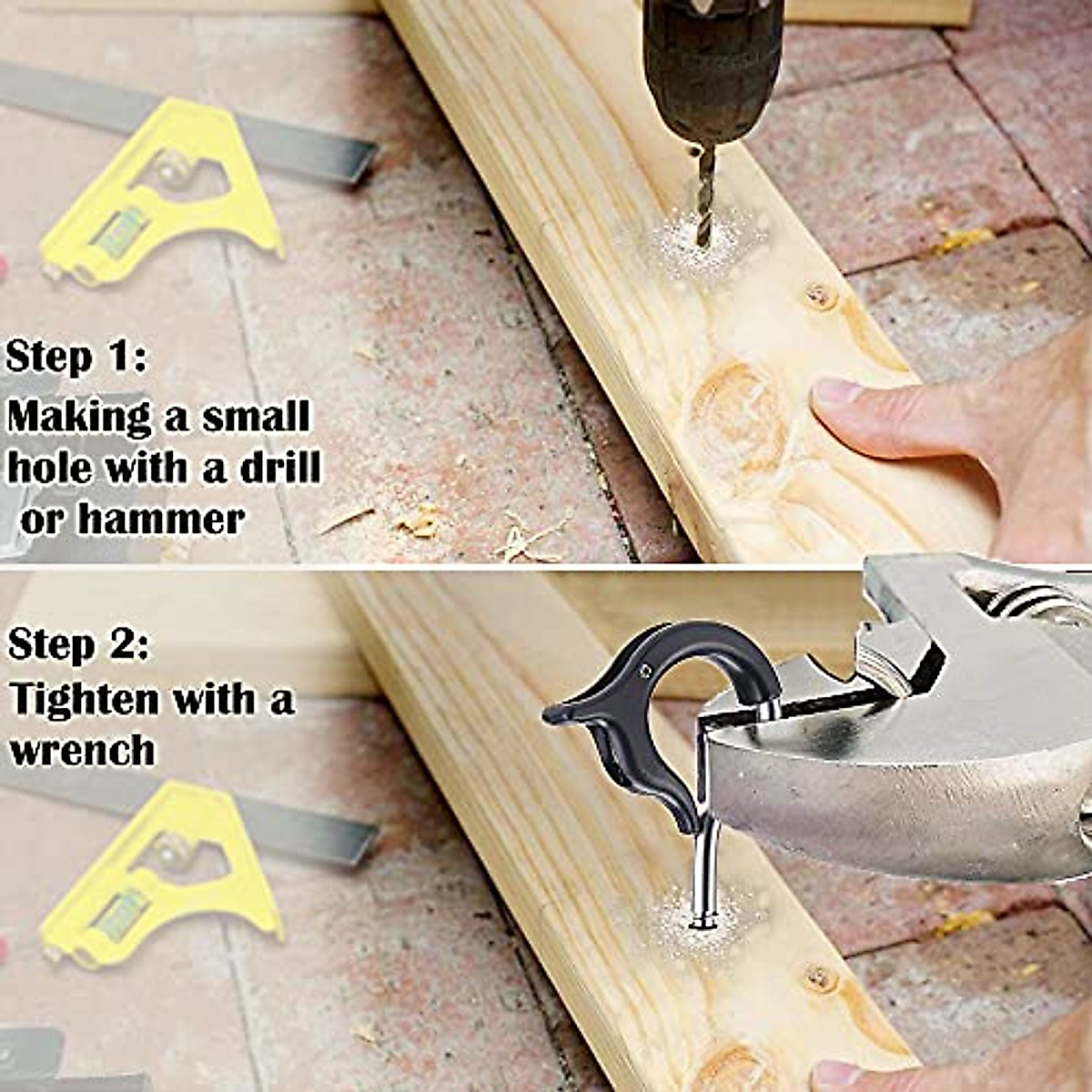 Q-Hanger 20 PCS,Q-Hanger Hooks Outdoor,Outdoor Hooks for Outdoor String Lights,Easy Release Outdoor Wire & Christmas Light Hanger