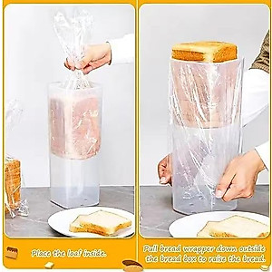 Andwarmth Bread Storage-Bread Container-Bread Keeper-Bread Dispenser-Airtight Bread Box-Bread Saver-Bread Boxes for Kitchen Counter-Green 2