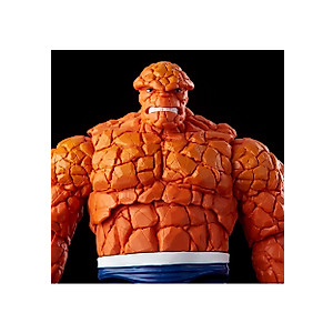 Marvel Hasbro Legends Series Retro Fantastic Four Thing 6-inch Action Figure Toy, Includes 3 Accessory