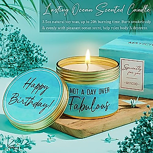 Birthday Gifts for Women Friendship, Ocean Relaxing Spa Gifts Basket Set for Women, Self Care Gifts Unique Happy Birthday Gifts Idea for Mom Her Best Friends Sister Wife Girlfriend Coworker Teacher
