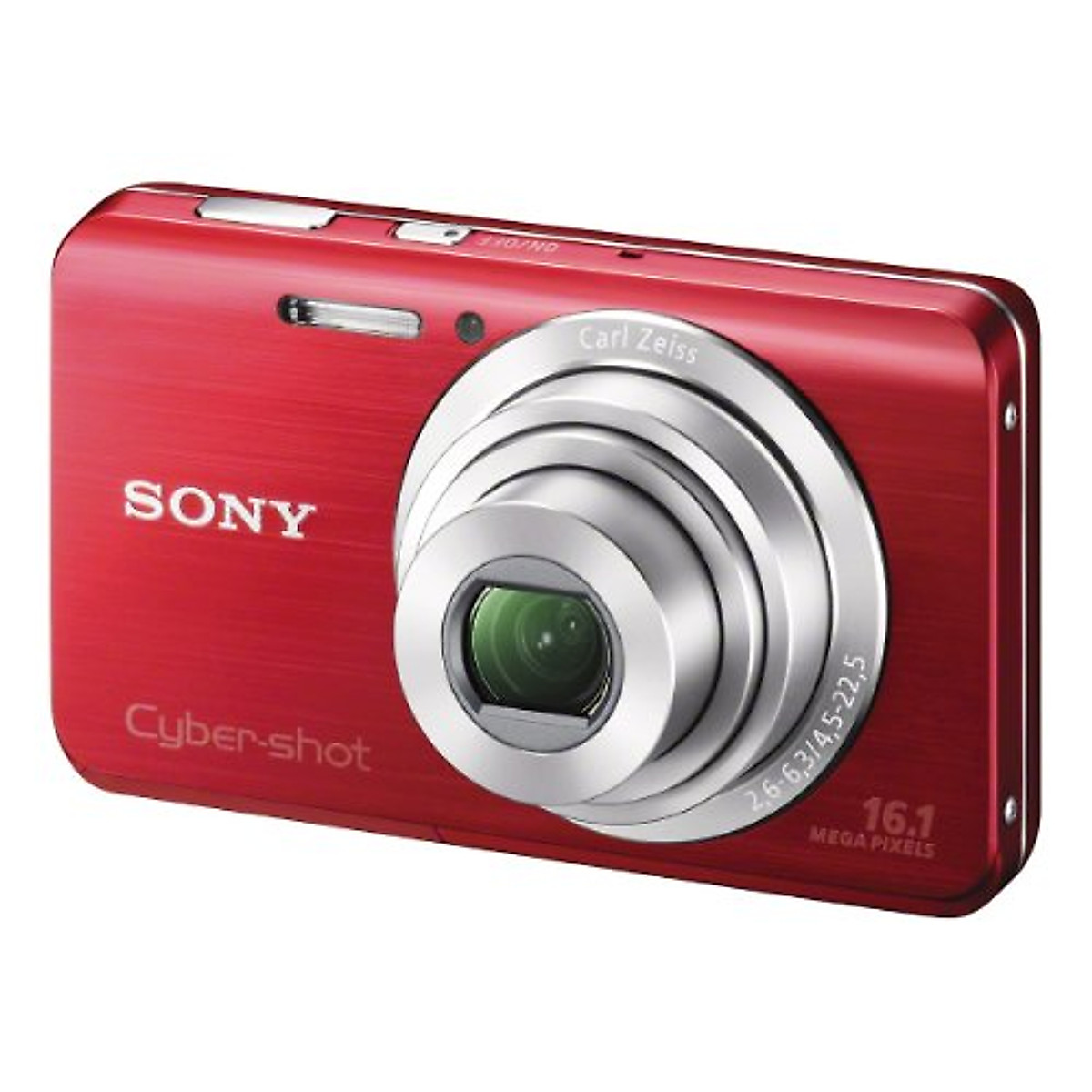 Sony Cyber-shot DSC-W650 16.1 MP Digital Camera with 5x Optical Zoom and 3.0-Inch LCD (Red) (2012 Model)