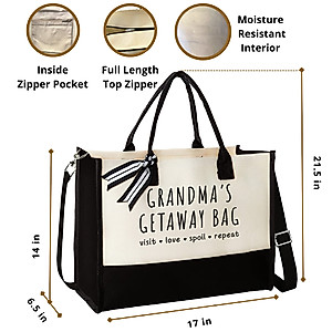 Grandma Gifts - Gifts for Grandma from Granddaughter, Grandson, Grandkids, Grandchildren - Mothers Day Gifts for Grandma, Grandma Birthday Gifts, Valentines, Christmas Gifts for Grandma - Tote Bag