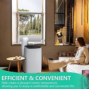 Nuhago Portable Air Conditioner Hose Cover, Portable AC Hose Duct Vent Insulation Sleeve AC Hose Insulated Cover Wrap for 5" & 5.9" Diameter AC Exhaust Hoses Tube for Heat Reduction