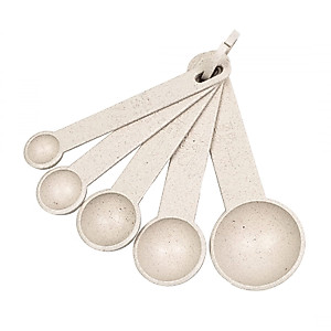 Beille Cream Wheat Straw Measuring Cups Spoons Set Cooking Baking Tools 10pc