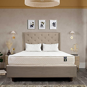 Aylas Furniture King Size Mattress 8 Inch King Size Foam Mattress High Density Reflex Support Layer & Visco-Elastic Comfort Foam & Premium Polyester Cover Eco-Friendly Breathable Firm King Mattress