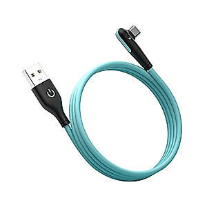 BGNTBUK Magnetic Charging Cable Type C to Type C USBC Liquid Silicone Lshaped Data Cable 2.4A L Shaped Fast Charging Cable 1.5 Meter Gift Cards to Purchase