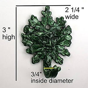 Greenman Wall Mounted Hook Hangs Clothes, Keys, Bathrobes,Tools, and More (Silver)