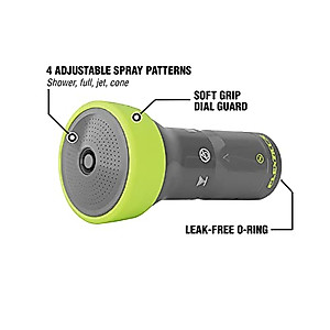 Flexzilla 4-Pattern Twist Action Garden Hose Nozzle - NFZG63