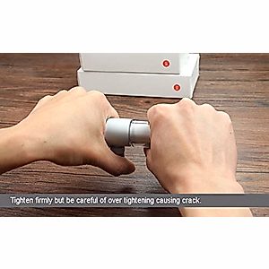 QANVEE Inline CO2 Atomizer Diffuser Aquarium Planted Tanks Aquascape (M2 (16/22MM))