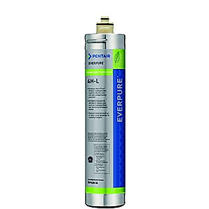 Everpure EV963526 4H-L Water Filter Replacement Cartridge, Silver