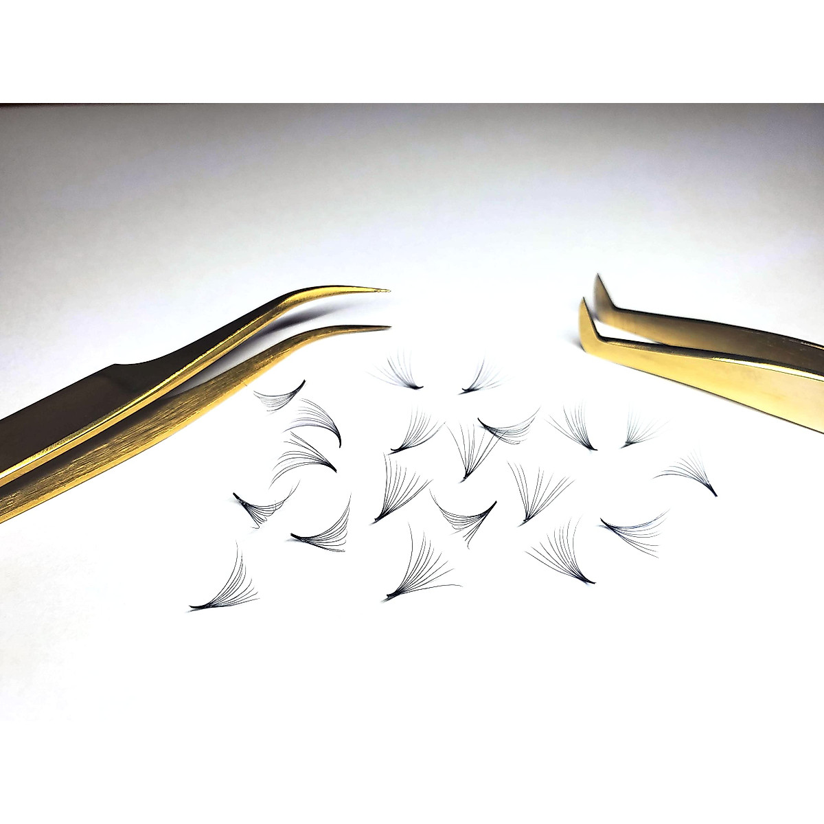 1000 Premade volume fans Mixed lengths 9-16mm loose Fans C, D Curl. Handmade eyelash extensions supplies Russian volume lash promade fan 4D 5D 6D 7D 8D 9D 10D (Curl D, 4D - 0.07)