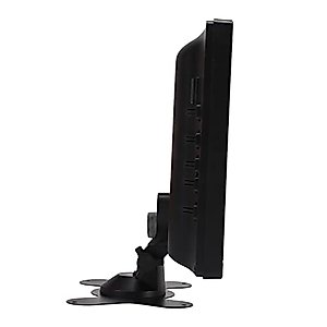 Shanrya 10.1 Inch Monitor, HD Display Adjustable Bracket Dual Loudspeakers Multiinterface USB Touch Screen Display Menu Function for Home (US Plug)