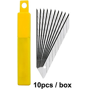 Gebildet 2pcs 9mm Utility Knife with 20pcs Replaceable Blades -Auto Vinyl Cutting Knife Tint Film Hand Tools