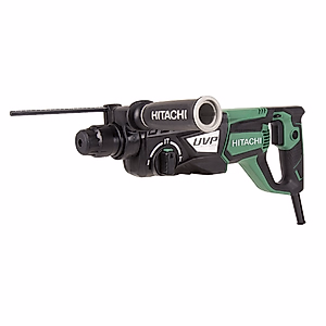 Hitachi DH28PFY 1-1/8 Inch SDS Plus Low Vibration Rotary Hammer, 3-Mode, VSR