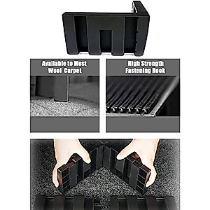 Multipurpose Cargo Organizer Blocks Car Trunk Storage Organizer Blocks, Available to Wool Trunk's Carpet for Car/Truck/SUV/Van, Set of 4