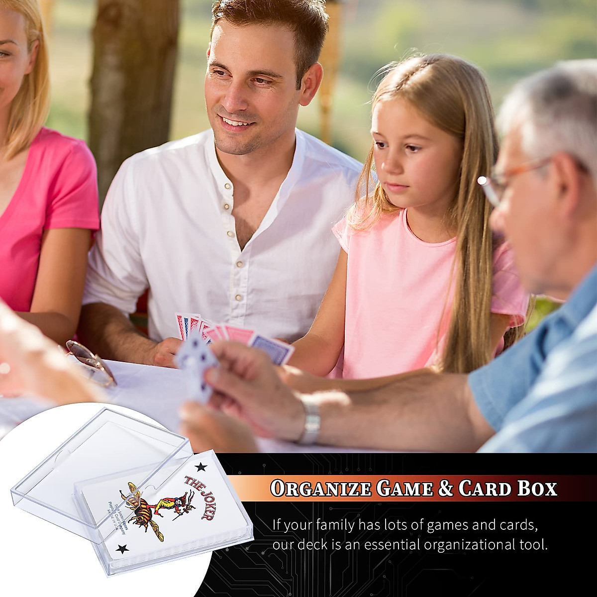 Gersoniel 8 Pcs Baseball Card Case Trading Card Protector 35 Trading Card Capacity Hinged Box Holder Case for Football Plastic Sports Card Case Trading Cards Card Storage and Display, Holds 280 Cards