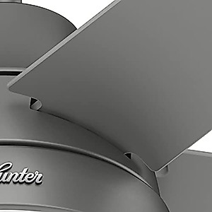 Hunter Fan Company 51315 Aerodyne Ceiling Fan, 52, Matte Silver