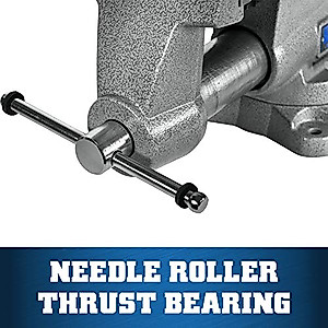 Wilton 865M Mechanics Pro Bench Vise, 6-1/2" Jaw Width, 6" Jaw Opening, 4-3/8' Throat (28812)