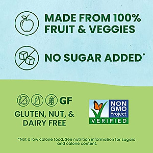 GoGo squeeZ Fruit & veggieZ Variety Pack, Jurassic Pear, Roarrrr Berry & Prehistoric Peach, 3.2 oz (Pack of 20), Unsweetened Snacks for Kids, No Gluten, Nut & Dairy, Recloseable Cap, BPA Free Pouches