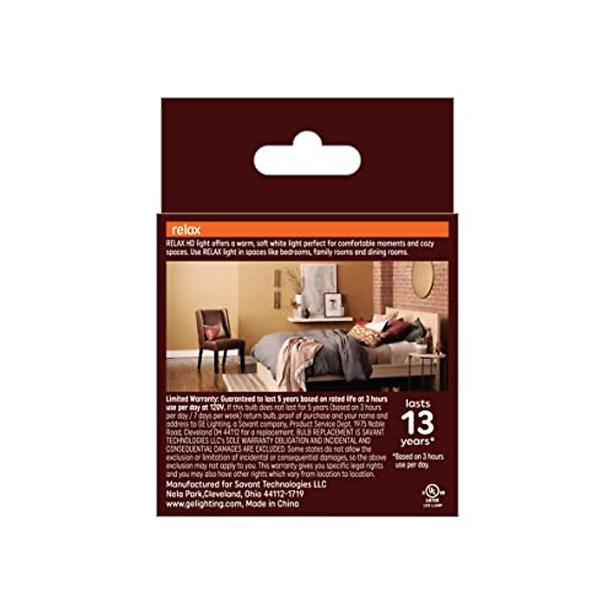 Ge 31313 A15 Relax Hd Led Light Bulb, 4 Watts