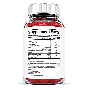Justified Laboratories Luxe Keto ACV Gummies 1000MG with Pomegranate Juice Beet Root B12 60 Gummys (300 Count)