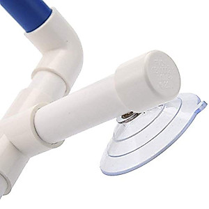 alignmentpai Bird Parrot Suction Cup Shower Perch Standing Bar Rod Bathing Toy for Pet Supplies 21cm x 24cm x 17cm