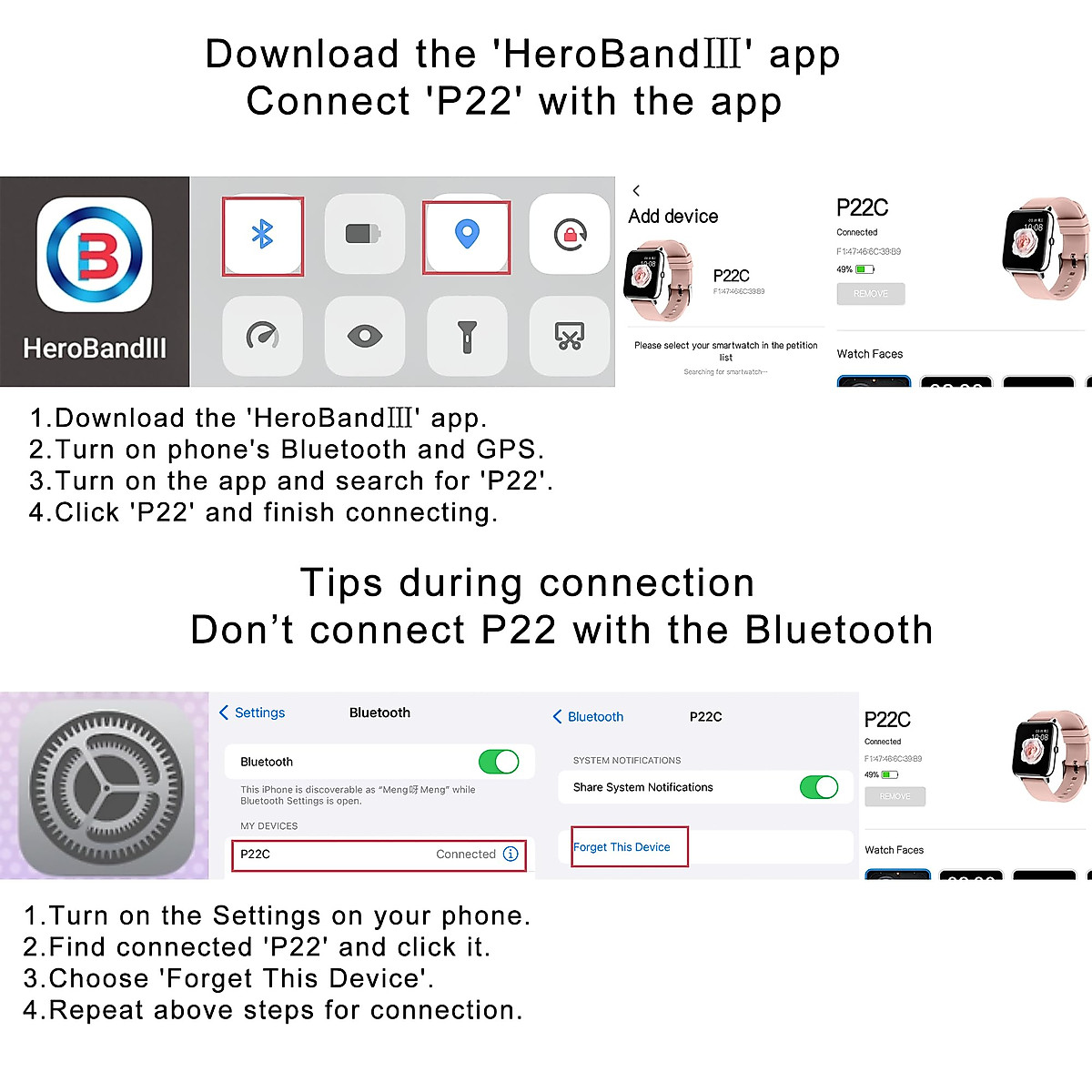 KALINCO Smart Watch, Fitness Tracker with Heart Rate Monitor, Blood Pressure, Blood Oxygen Tracking, 1.4 Inch Touch Screen Smartwatch Fitness Watch for Women Men Compatible with iOS Android