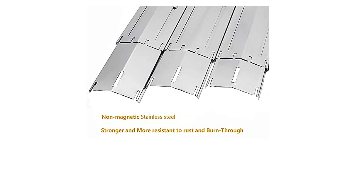 KEESHA Universal Heat Plates for Gas Grills - Durable & Adjustable