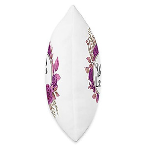 Flowers 100th Bday Gifts 100 Years Old Beautiful Floral Design 100th Birthday Throw Pillow, 18x18, Multicolor