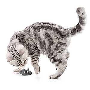 Feltcave Wool Cat Mouse Toys – Handmade Felt Mouse Cat Toy Without Catnip, Cat Toys for Indoor Cats, Cat Mice Toys 4-Pack