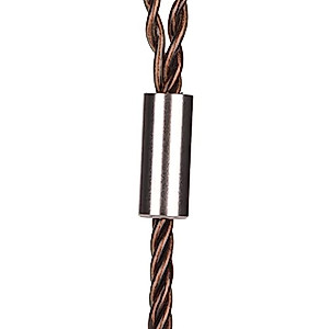 Septpenta Headphone Upgrade Cable, Silver Plated Copper Core Lower Noise, HiFi Sound Quality Sound Natural, with Ear Hook Design, 3.5MM / A2dc Plug for CKS1100 E40 E50 E70 LS200