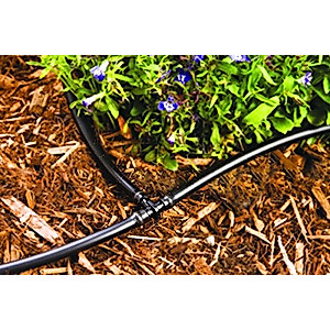 USA MADE (100-Pack) Universal Drip Irrigation Barb Connector Coupling Tubing Line Connector Insert for Hydroponics - Rain, Garden Watering (Coupling)