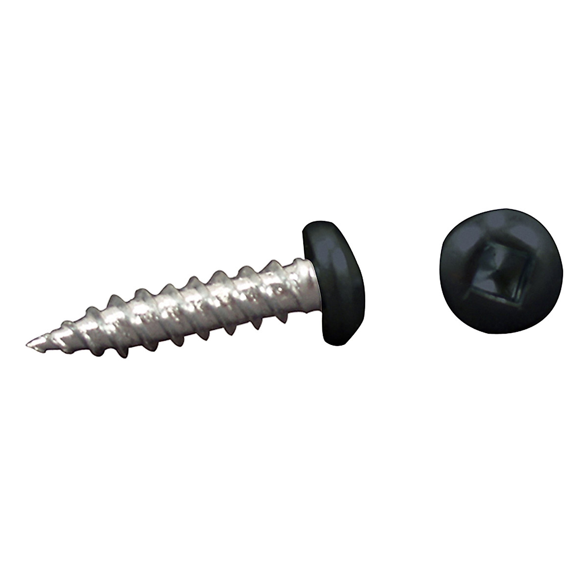 AP Products 012-PSQ50 BL 8 X 3/4 Black Finish #8 Pan Head Screw, 3/4" / Pack of 50