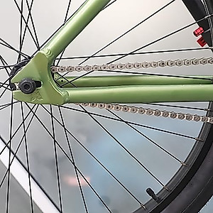 MAKELEN Half Link BMX Bike Chain 1/2 x 1/8 inch Professional BMX Chain 5000 Pond Tensile Force 1 Speed 100 Links