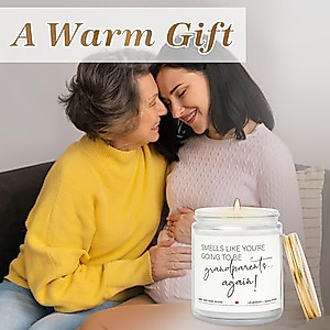 Pregnancy Announcement Gifts for Grandparents, Baby Announcements Ideas - Lavender Scented Candles, Pregnancy Reveal, You're Going to Be Grandparents Again Baby Announcement