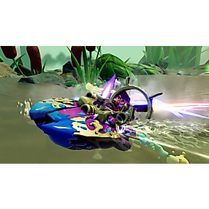 Skylanders Superchargers characters figures with bonus micro comic. Hurricane Jet Vac, Thump Truck, Lava Lance Eruptor, Splatter Splash and Micro Comic Collector Pack.